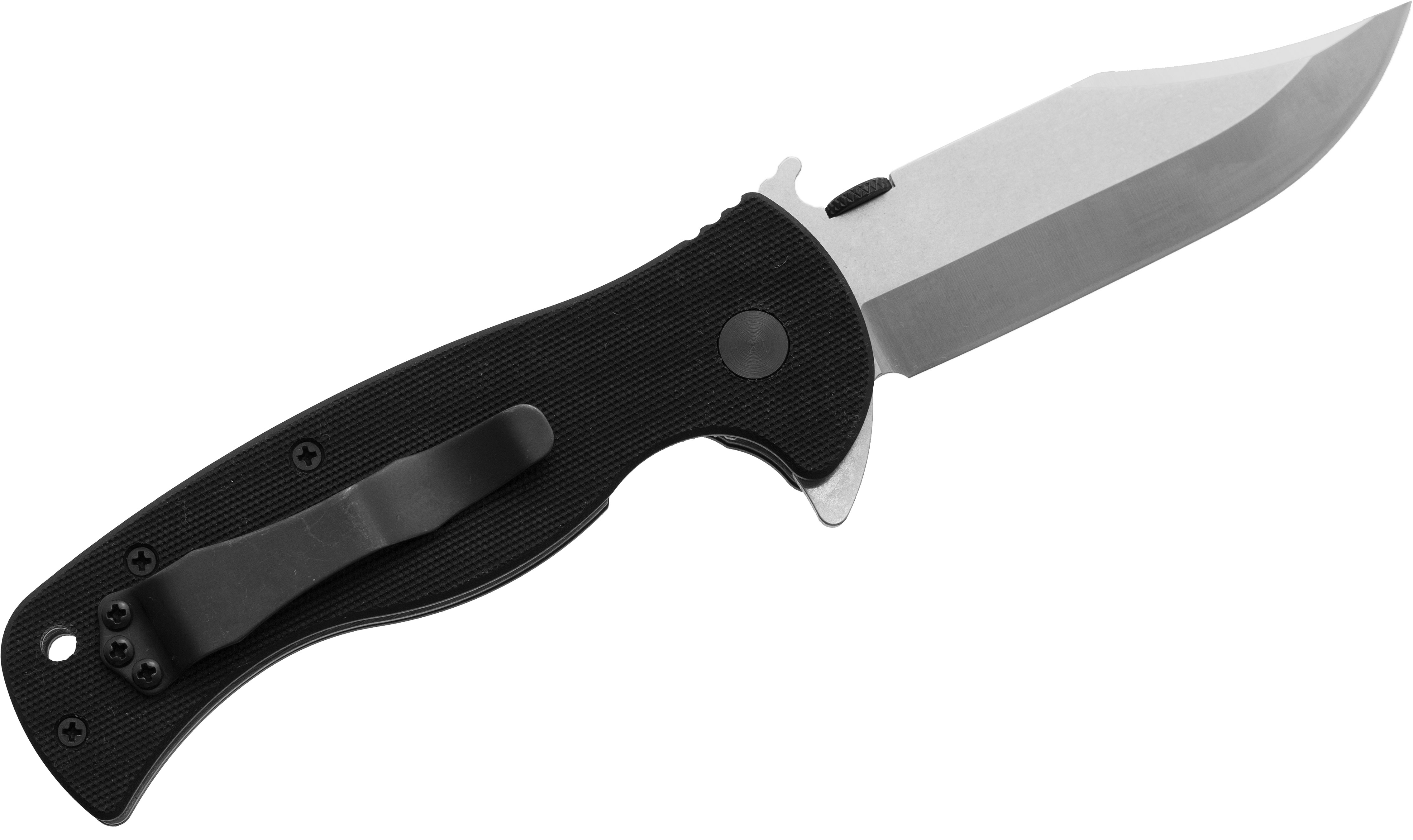 Emerson Sheepdog Rangemaster Bowie Flipper 3.5" Stonewashed Plain Blade ...
