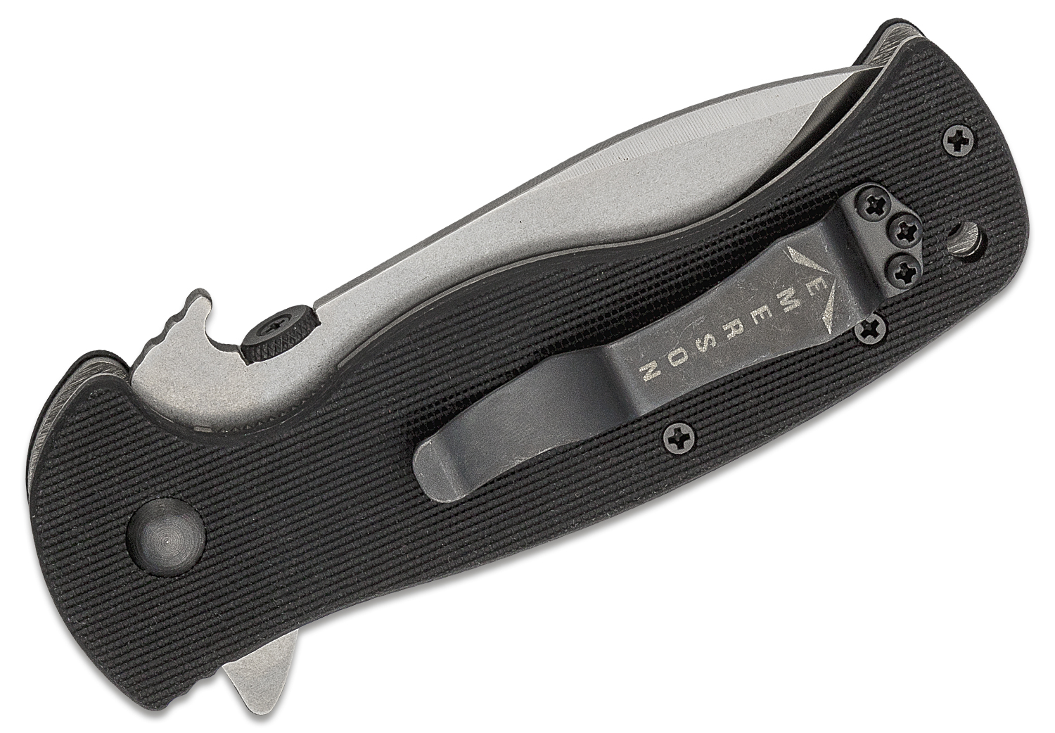 Emerson Sheepdog Rangemaster Spear Point Flipper 3.5" Stonewashed Plain ...