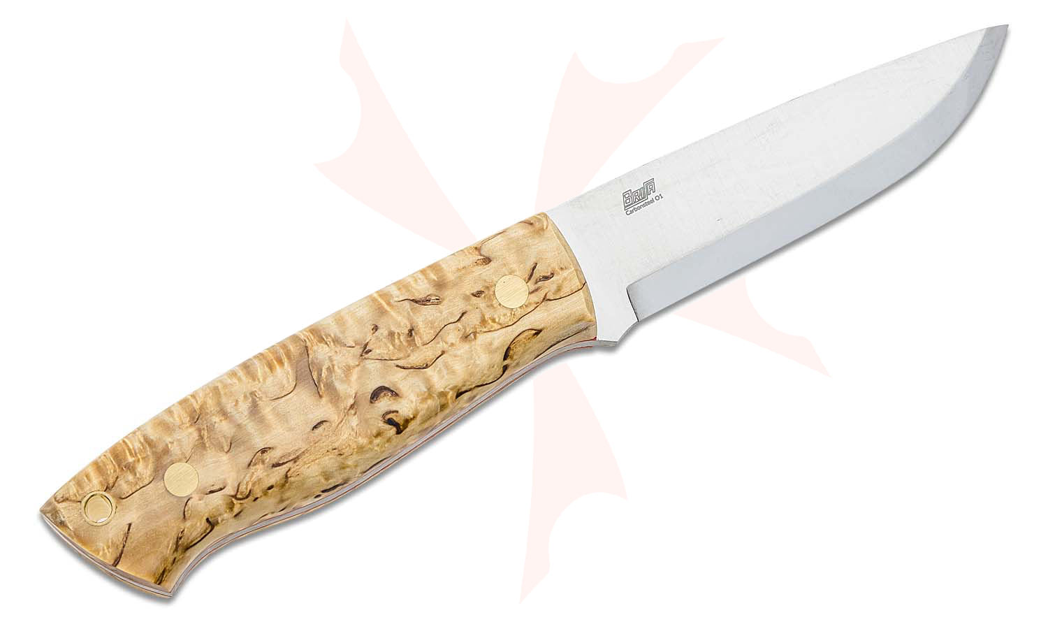 Brisa (EnZo) Trapper 95 Fixed Blade Knife 3.74" O1 Scandi Ground Blade ...