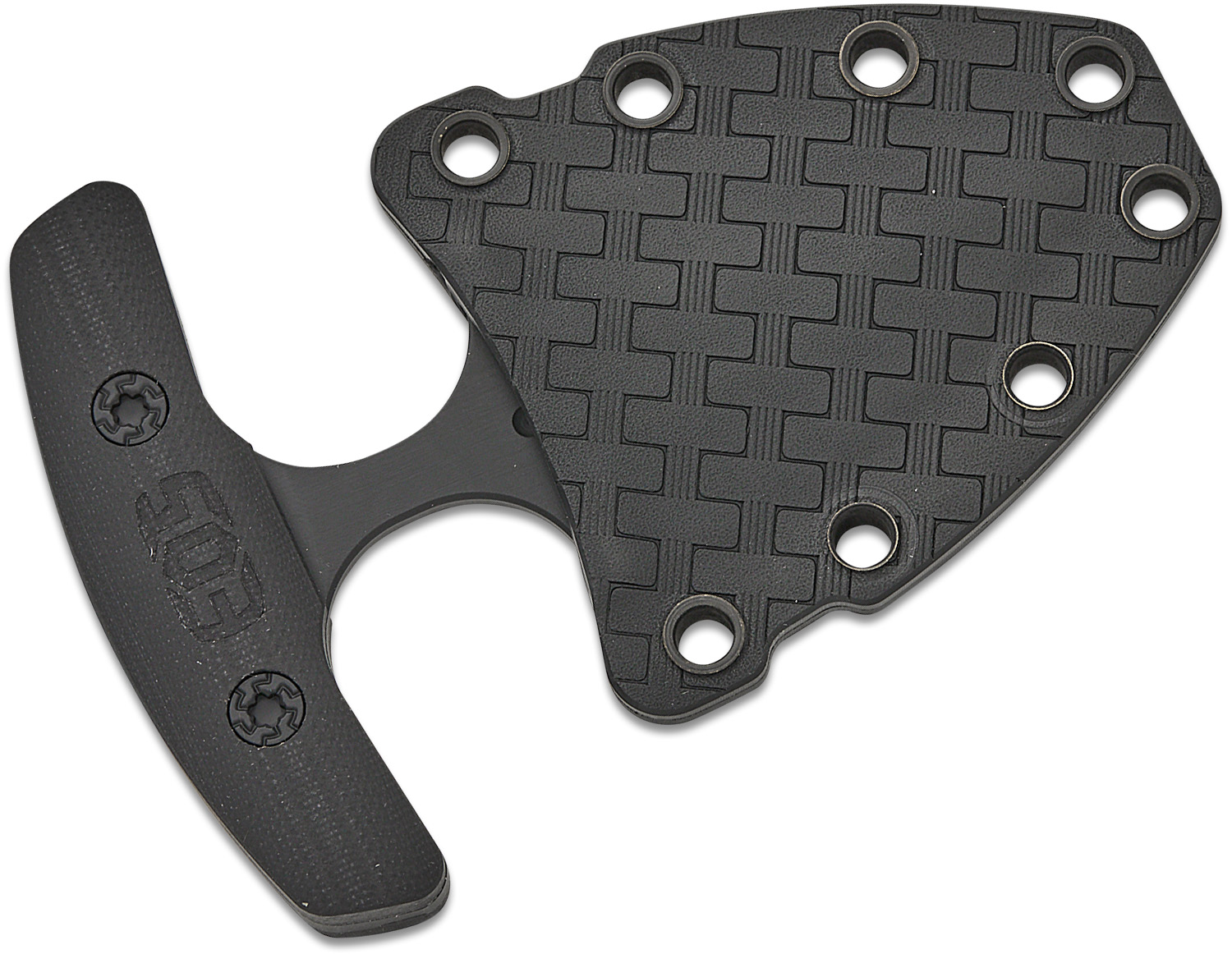 EOS Aztec Push Dagger Fixed Blade Knife 2.5" AEB-L Black DLC Double ...