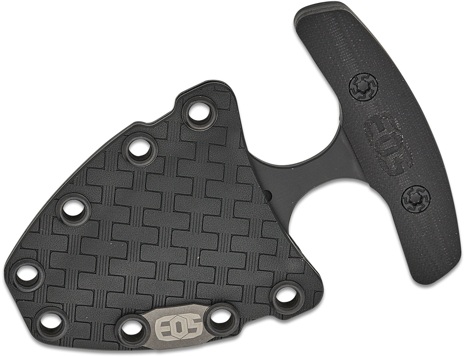 EOS Aztec Push Dagger Fixed Blade Knife 2.5" AEB-L Black DLC Double ...