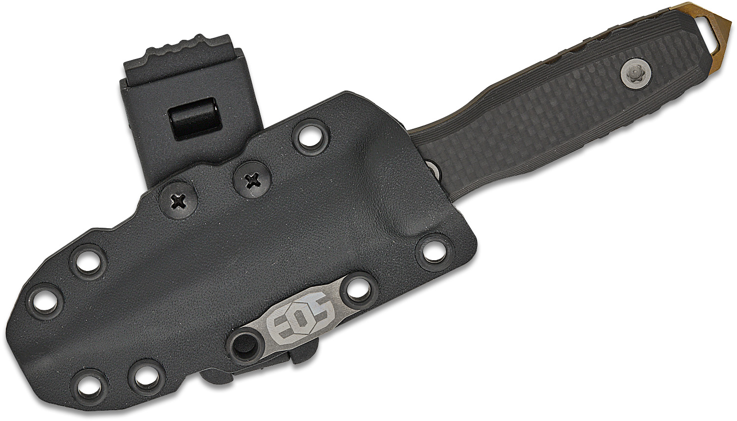 EOS Mini Thresher Fixed Blade Knife 3.625" CPM-3V Midnight Bronze ...
