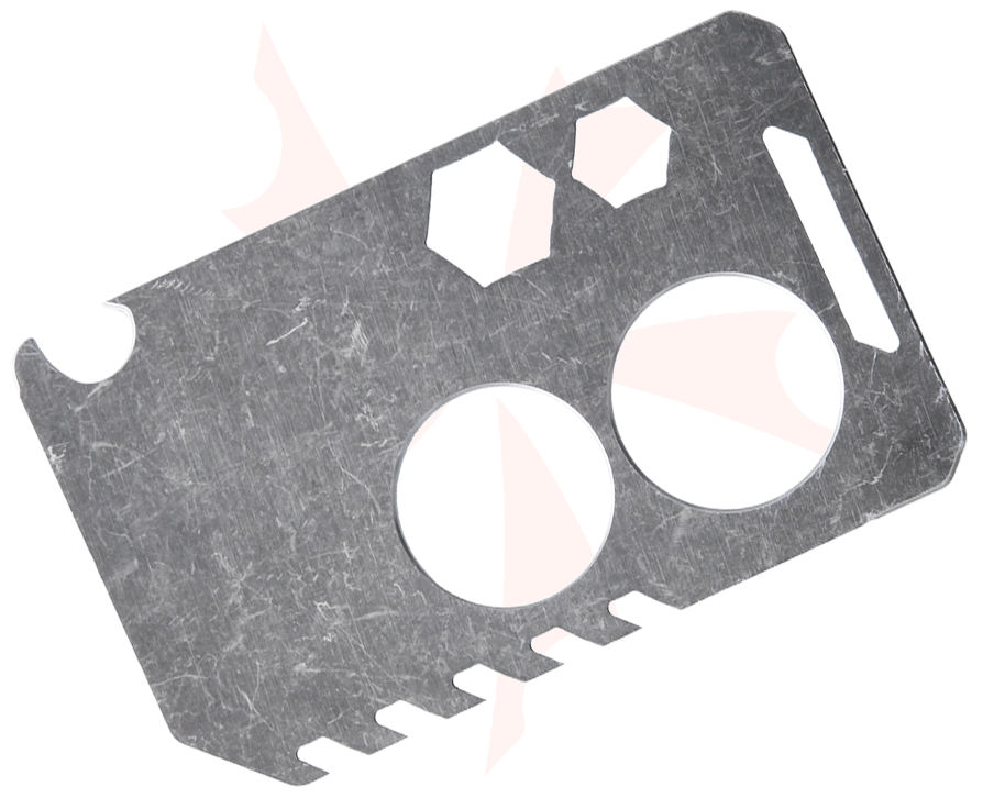 EOS Titanium Knife Card, Raw - KnifeCenter - CARD_TI