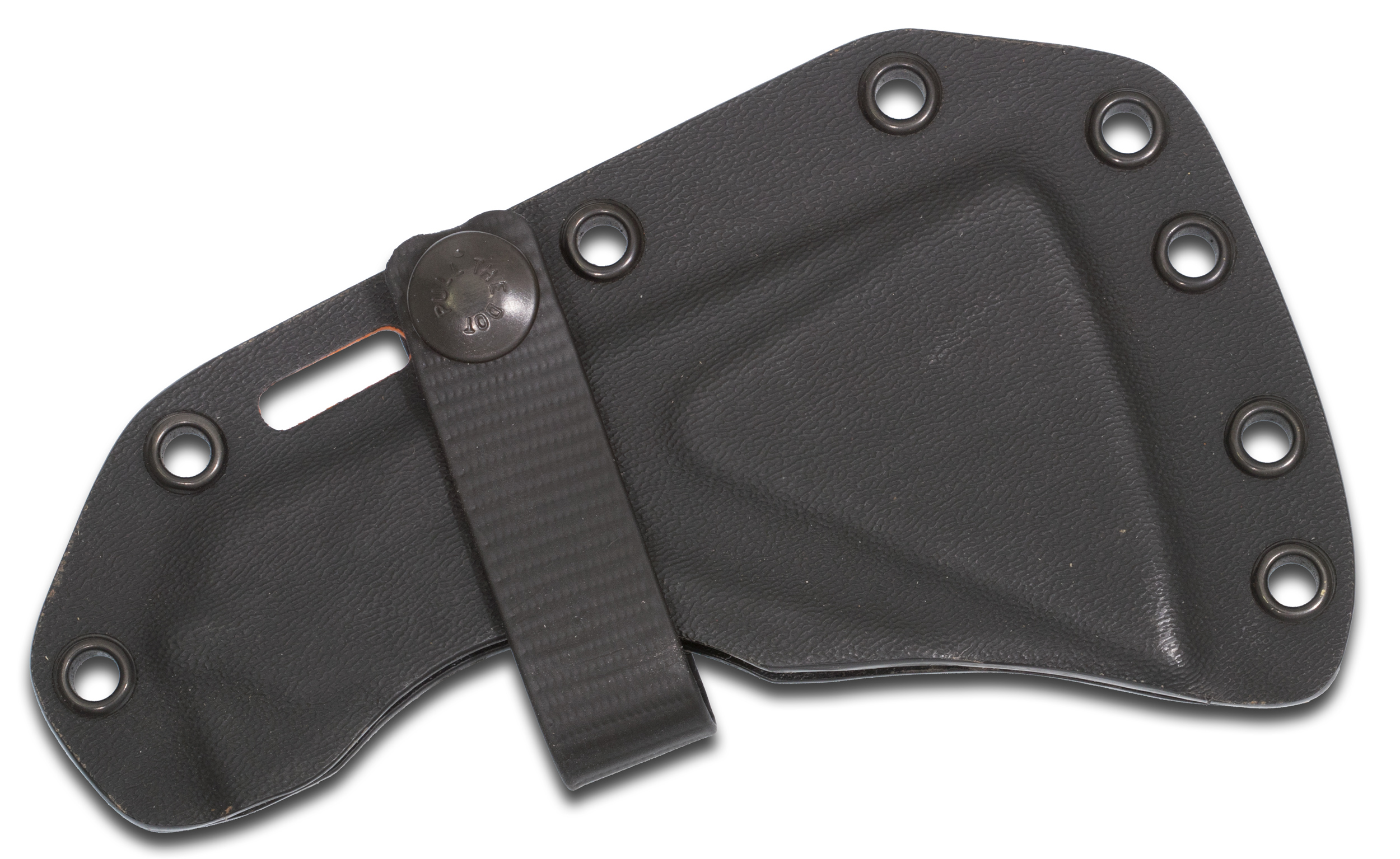 EOS Shorty Mini Hatchet 7.75" Overall, D2 Tool Steel, Black G10 Handles ...