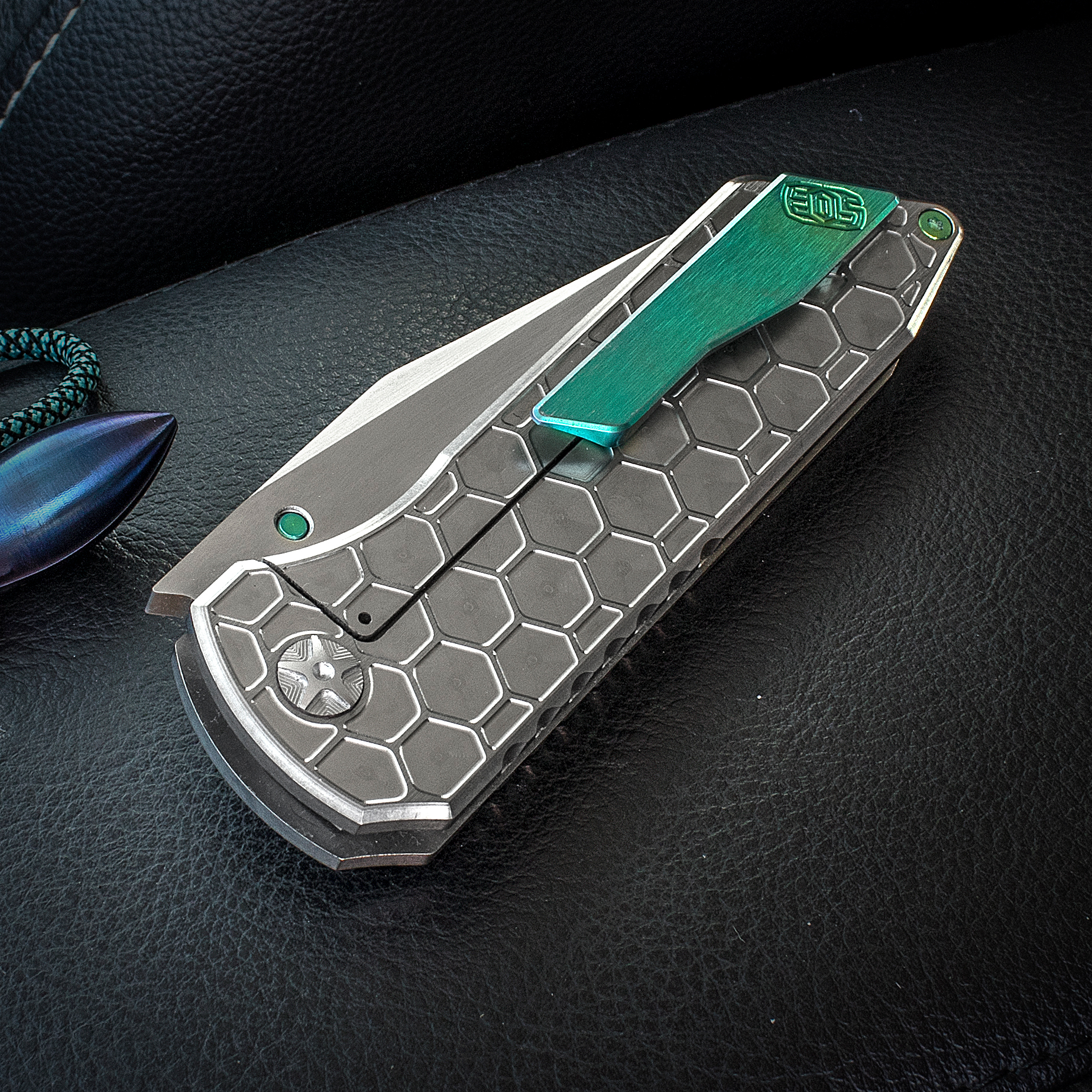 EOS Surgeon Folding Knife 3.625" CTS-XHP Hand Rubbed Satin Blade ...