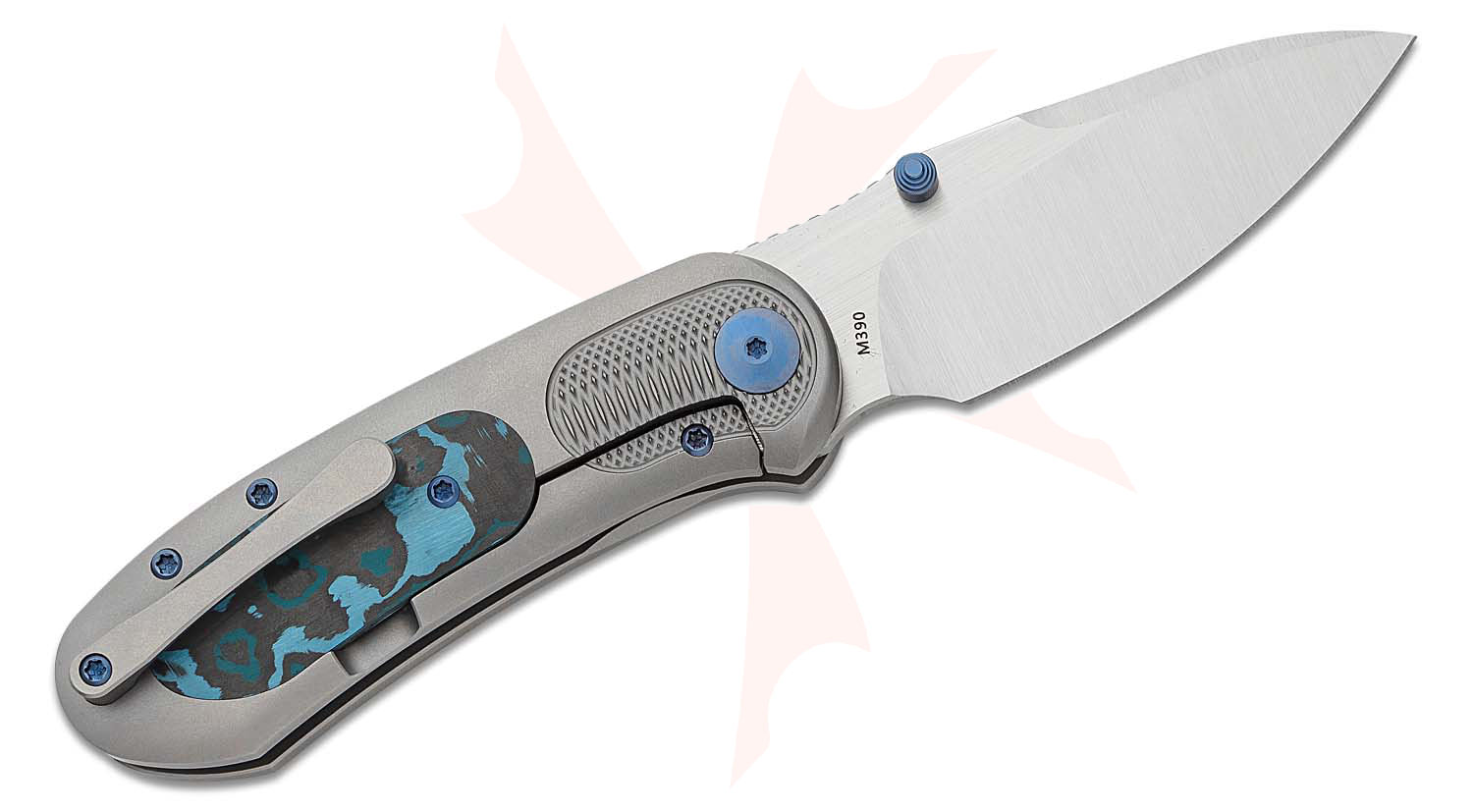 Eric Ochs Mid-Tech Lontra EDX Front Flipper Knife 2.95" M390 Two-Tone ...