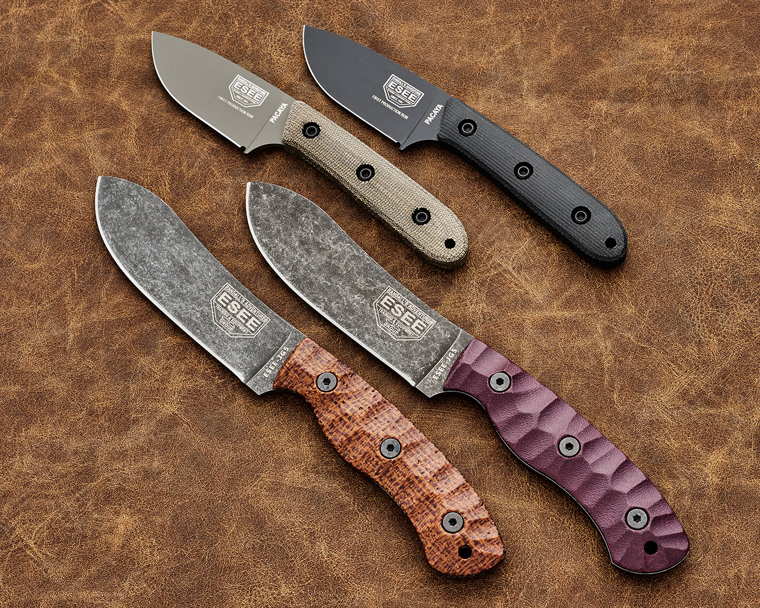 ESEE Knives ESEE-JG5-BM Camp-Lore James Gibson Fixed Blade 4.875" 1095 ...