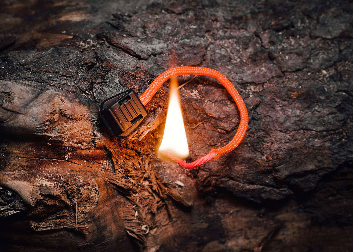 Exotac 9000 tinderZip Emergency Tinder Zipper Pull 5-Pack, Black ...