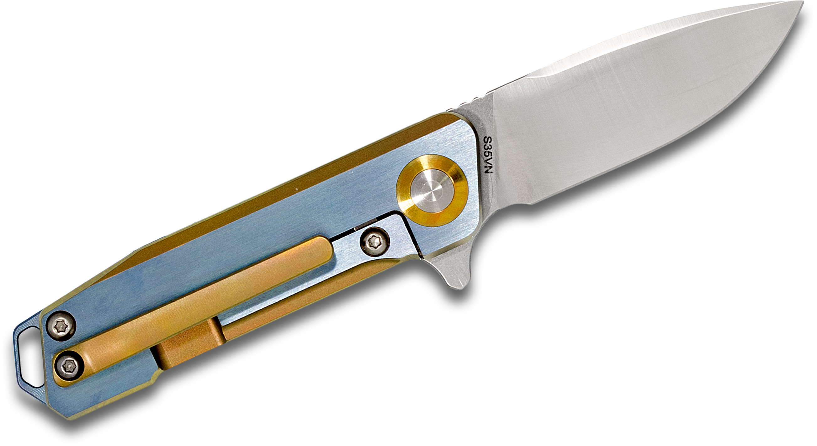 Factor Equipment FB001 BIT Flipper Knife 1.85" S35VN Satin Blade, Blue ...
