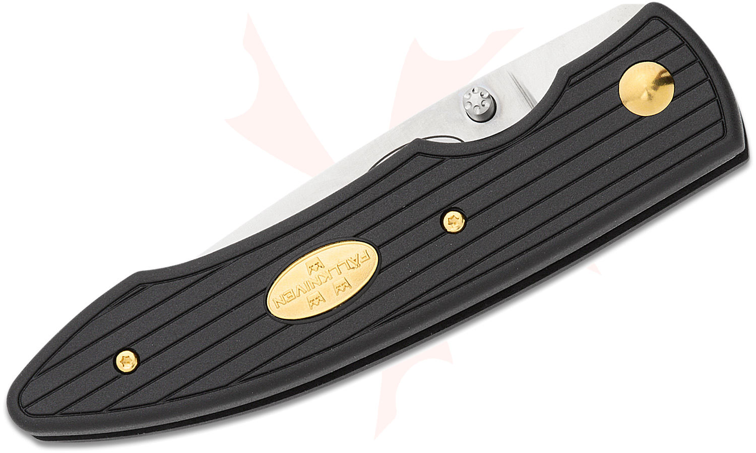 Fallkniven PCx Folding Knife 3" Laminate Cobalt Steel Blade, Black ...