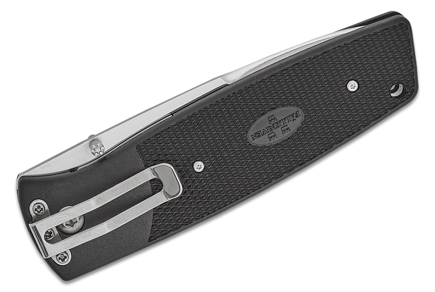 Fallkniven PXLx Work Horse Folding Knife 3.5" Satin Blade, Black Grilon ...