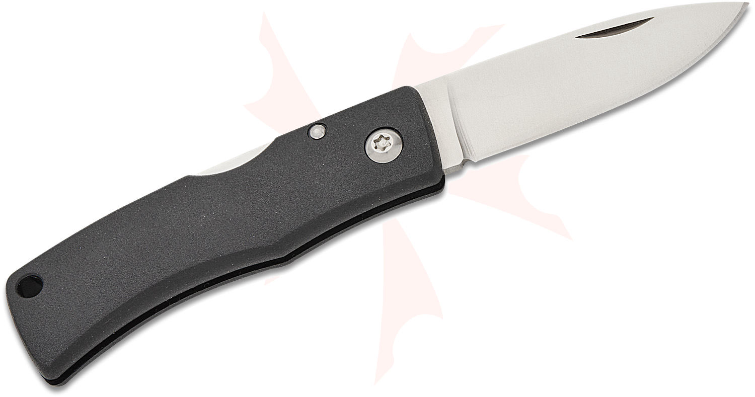 Fallkniven U2 Folding Knife 2.5" Laminated SGPS Satin Blade, Black ...