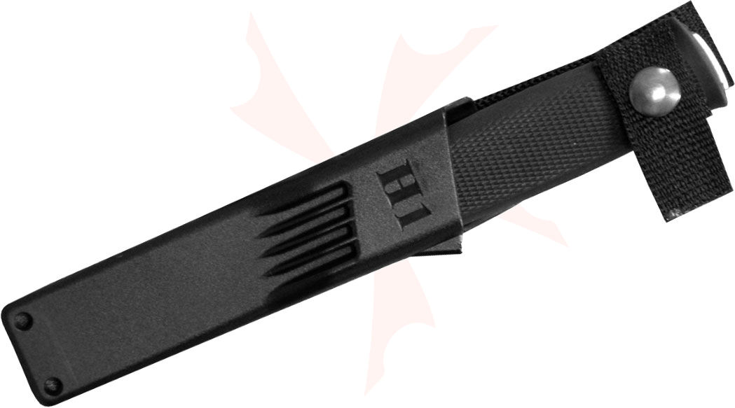 Fallkniven H1 Hunter's Knife 4" 3G Satin Blade, Black Thermorun Handle ...