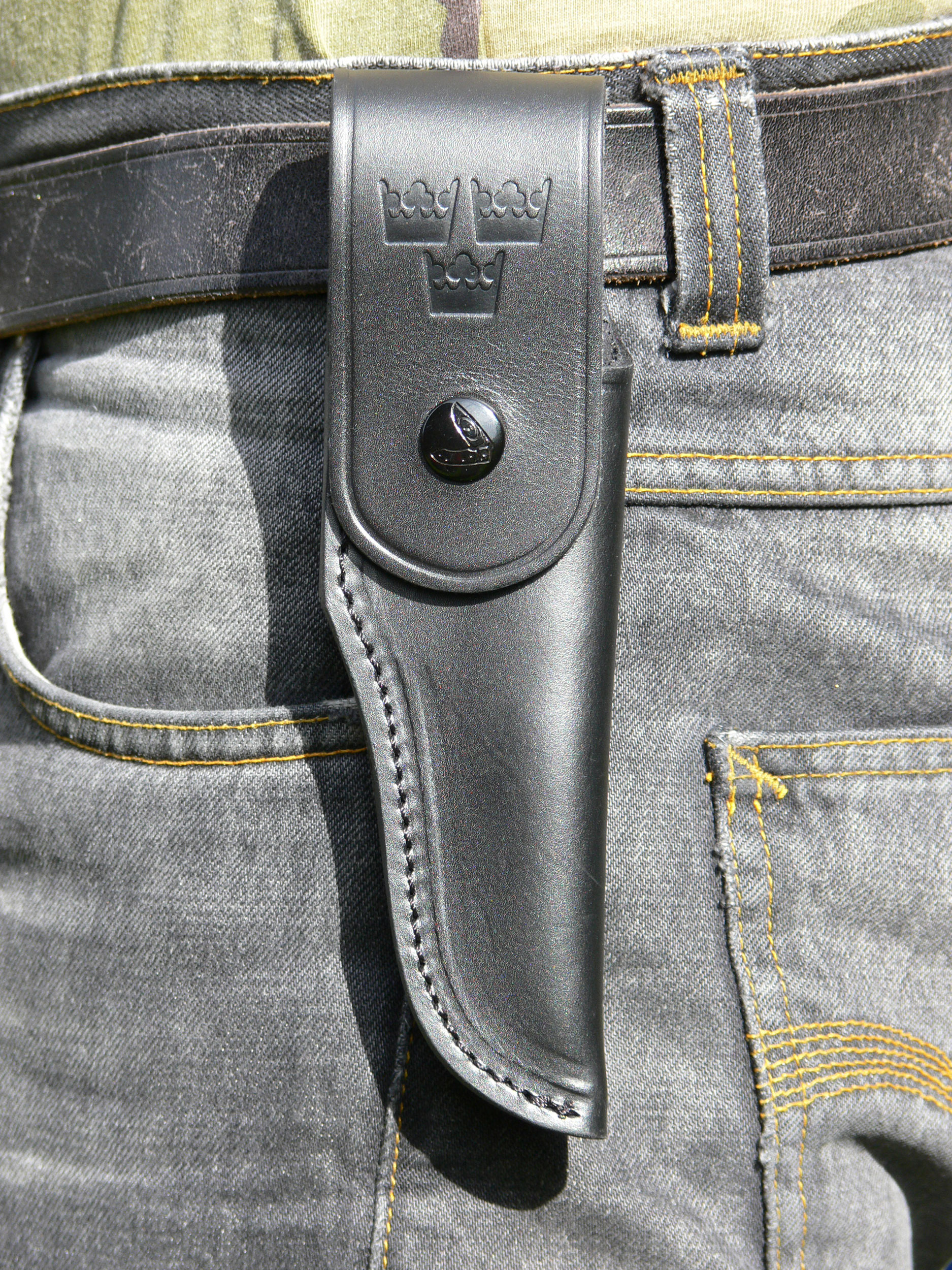 Fallkniven TK6 Tre Kronor Hunter Fixed 3.15" 3G Satin Blade, Black ...