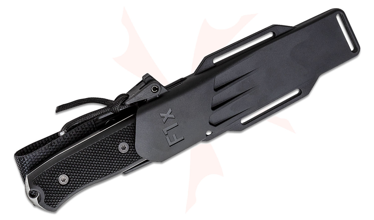 Fallkniven F1xb Swedish Pilot Survival Knife 4" Black Coated Elmax Drop ...
