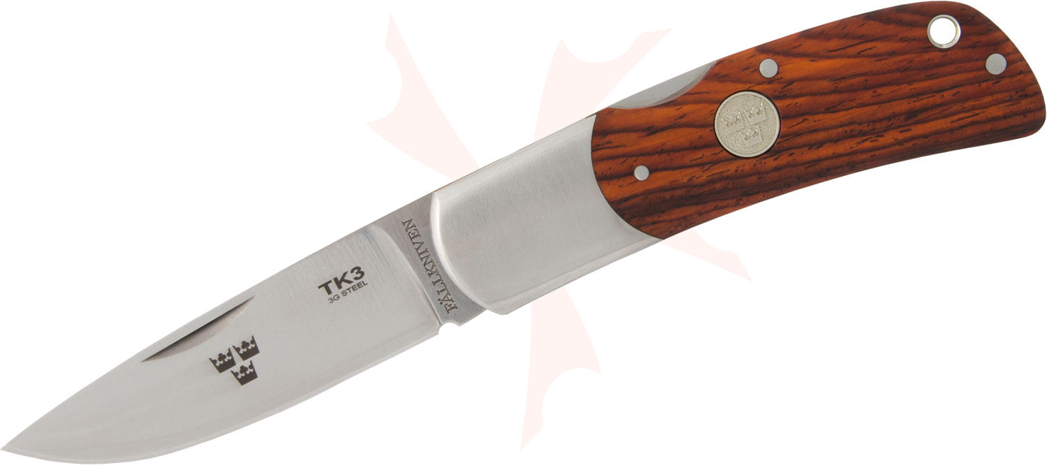 Fallkniven TK3 Tre Kronor #3 Folding Knife 2.75" 3G Satin Blade ...