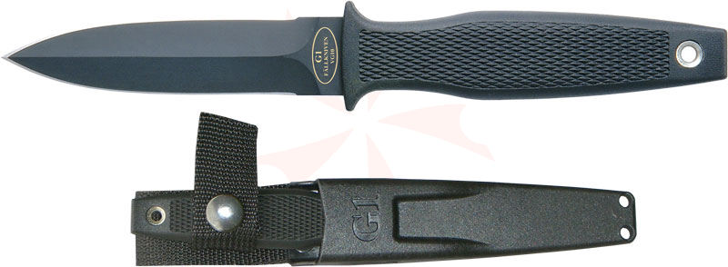 Fallkniven G1 Garm Fighter Dagger 7.5" VG10 Double Edged Blade, Zytel ...