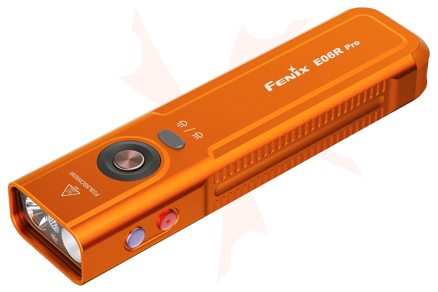 Fenix E06R Pro All Metal UV and LED Keychain Flashlight, Orange, 1,600 ...