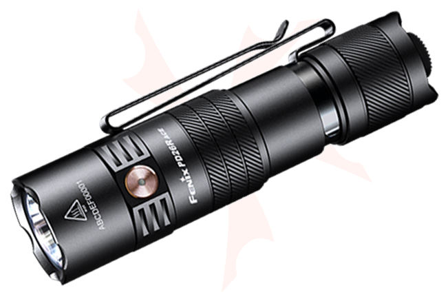 Fenix PD26R-ACE Compact Muli-Mode LED Flashlight, Black, 1300 Max ...