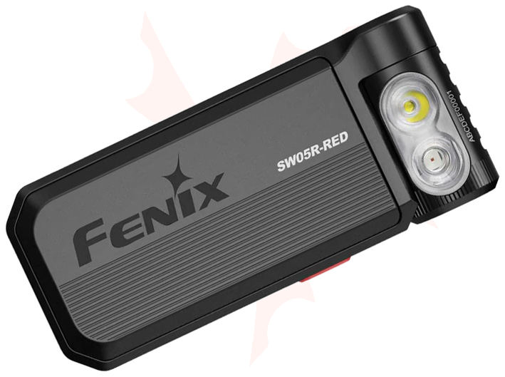 Fenix SW05R-UV Clip-On LED Flashlight w/ UV Light, Black, 150 Lumens ...