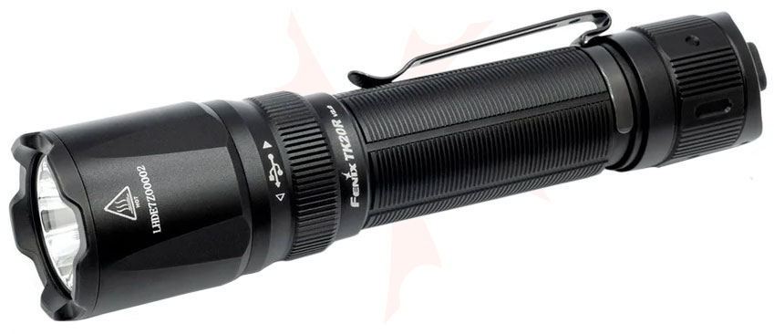 Fenix TK20R V2.0 Tactical Rechargeable LED Flashlight, Black, 3000 Max ...