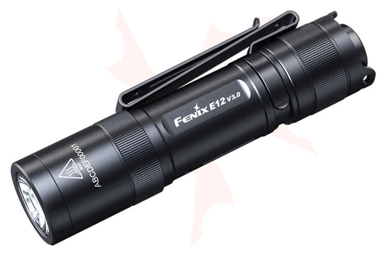 Fenix E12 V3.0 Ultra Compact AA LED Flashlight, Black, 200 Max Lumens ...