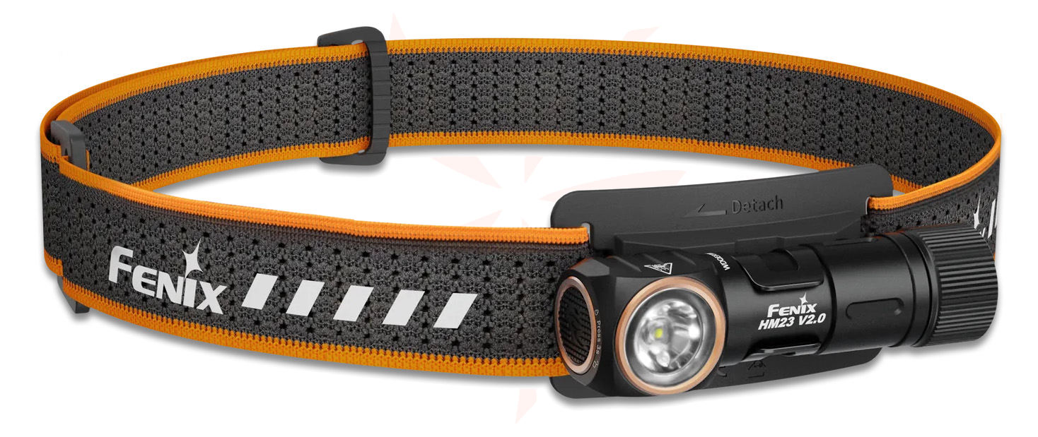 Fenix HM23 V2.0 LED Headlamp, Black, 300 Max Lumens - KnifeCenter - FX ...