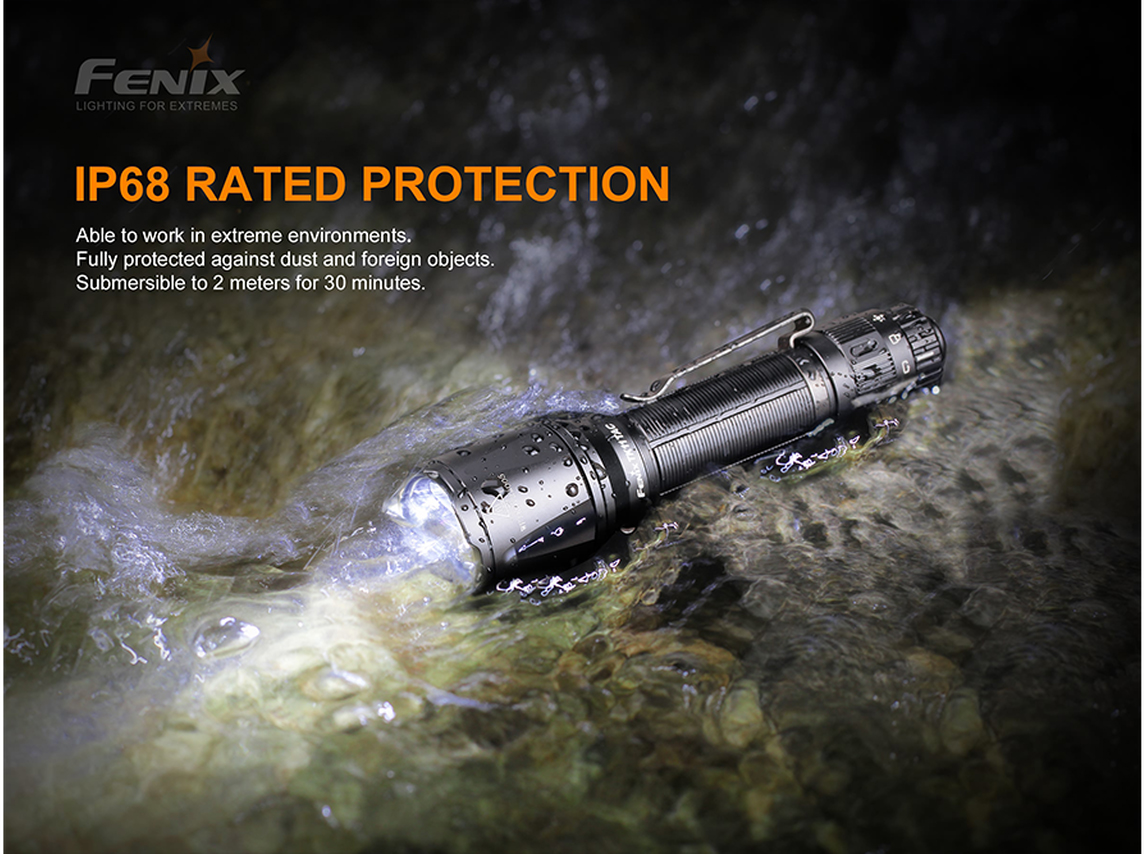 Fenix TK11TAC Tactical Rechargeable LED Flashlight, Black, 1600 Max ...