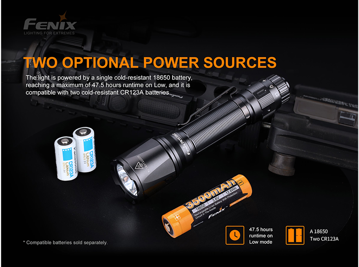 Fenix TK11TAC Tactical Rechargeable LED Flashlight, Black, 1600 Max ...