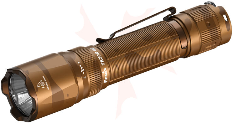 Fenix TK20R-UE-GRAY Tactical Rechargeable LED Flashlight, Desert Camo ...