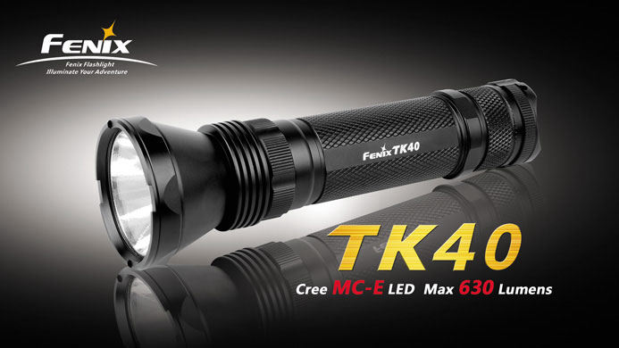 Fenix TK40 Variable Output Tactical LED Flashlight, 630 Max Lumens ...