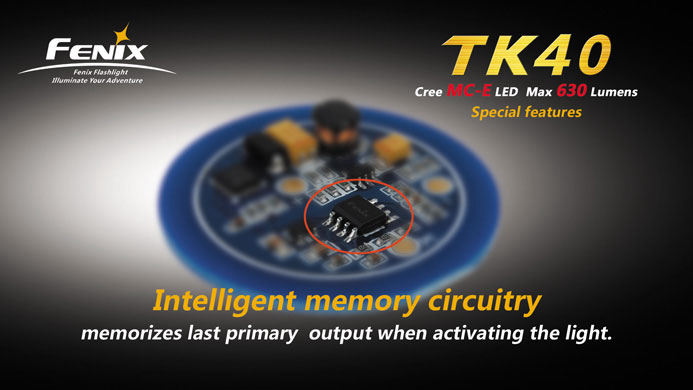 Fenix TK40 Variable Output Tactical LED Flashlight, 630 Max Lumens ...
