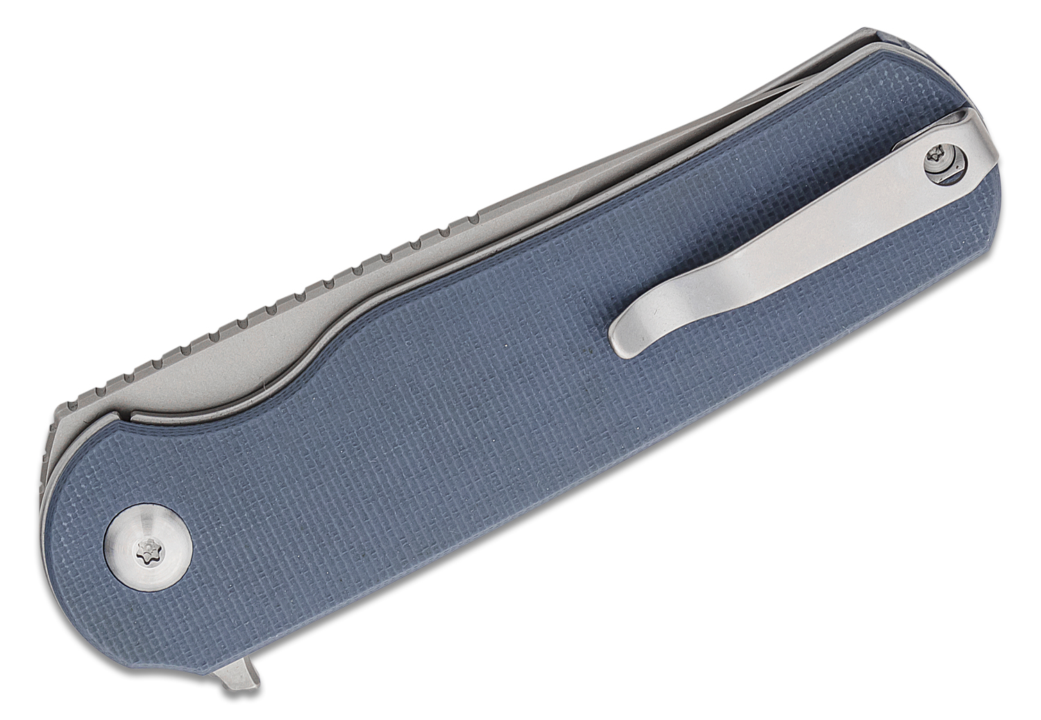 Ferrum Forge Zelex Flipper Knife 2.75" D2 Bead Blasted Modified Tanto ...