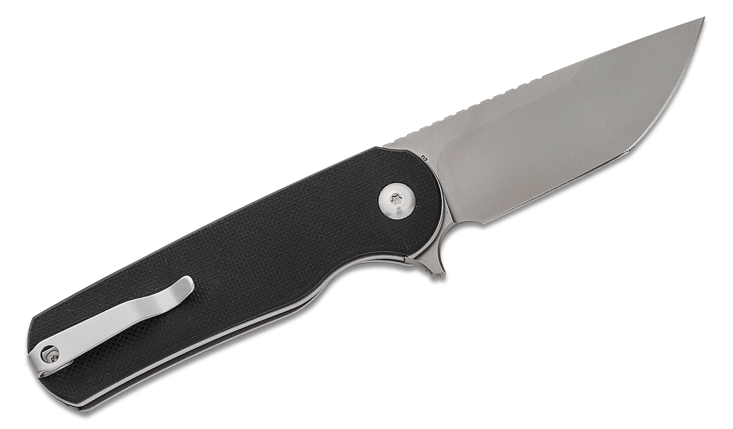 Ferrum Forge Zelex Flipper Knife 2.75" D2 Bead Blasted Modified Tanto ...
