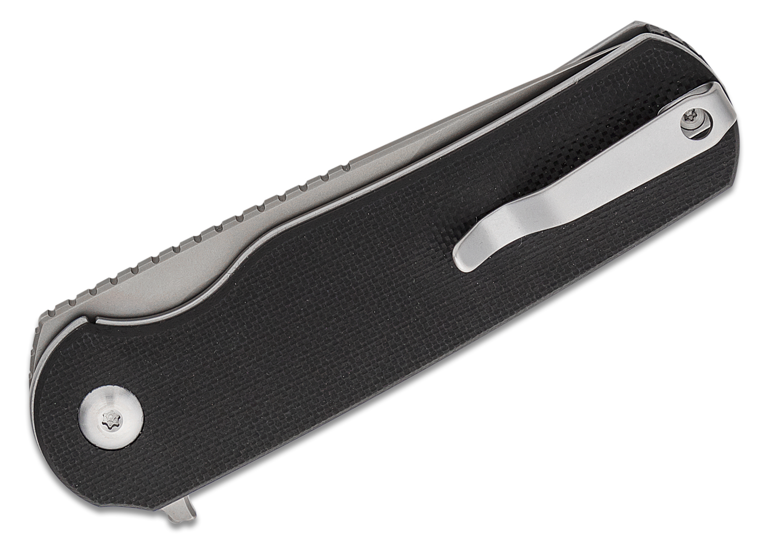 Ferrum Forge Zelex Flipper Knife 2.75" D2 Bead Blasted Modified Tanto ...