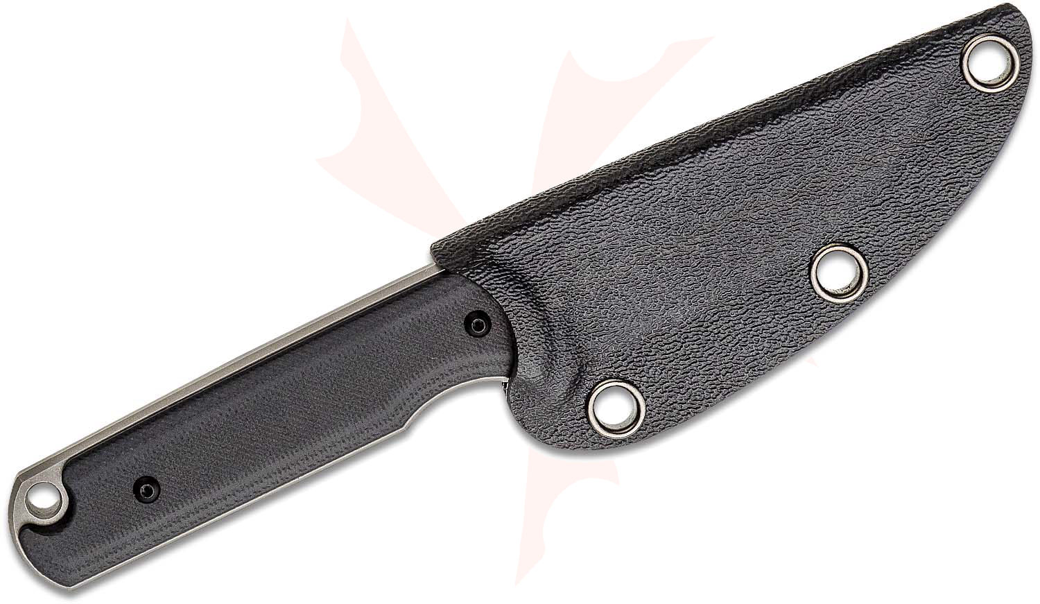 Ferrum Forge Lackey Fixed Blade Knife 2.875" 9Cr18MoV Dark Stonewashed ...