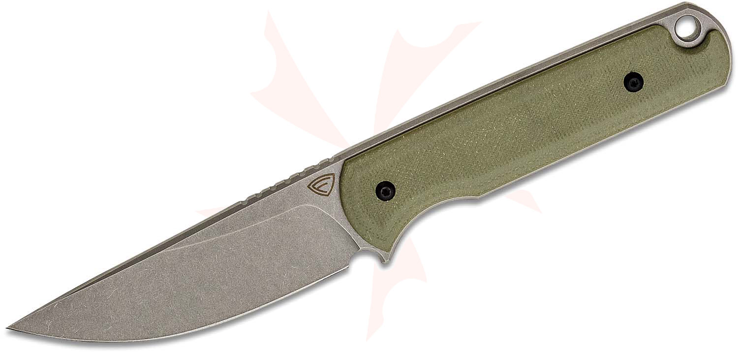 Ferrum Forge Lackey Fixed Blade Knife 2.875" 9Cr18MoV Dark Stonewashed ...