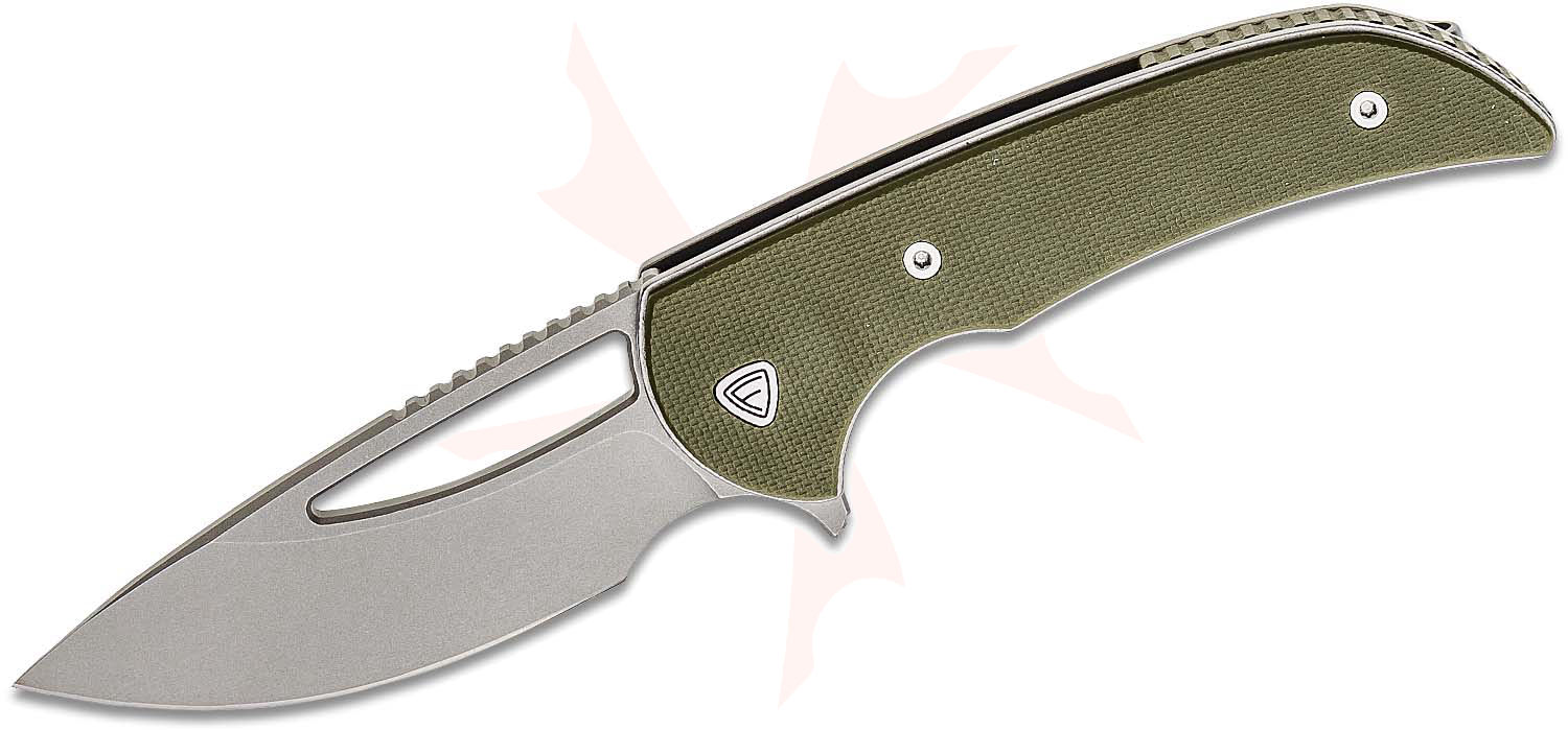 Ferrum Forge Mini Archbishop Flipper 2.75" 9Cr18MoV Drop Point Blade ...
