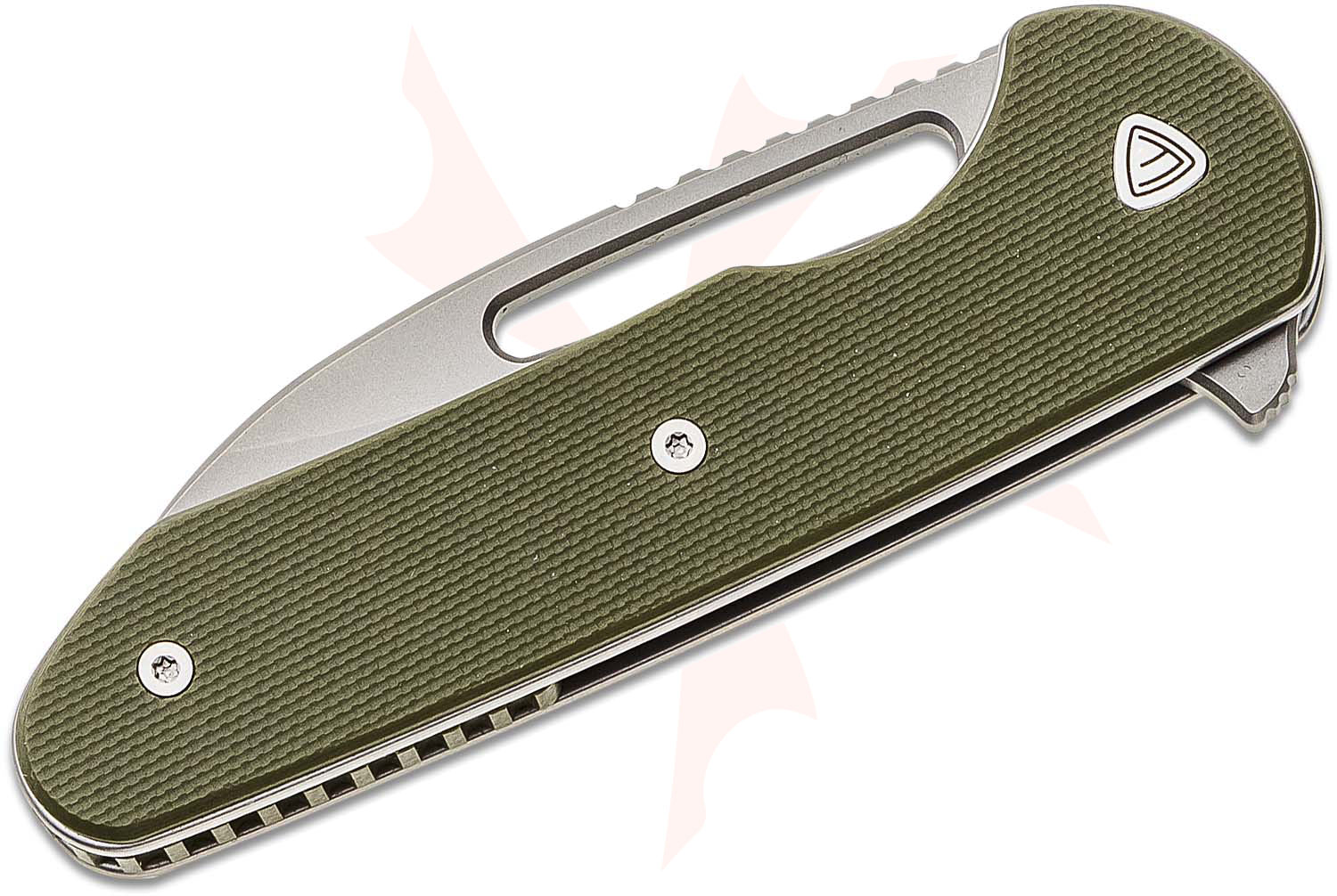 Ferrum Forge Prolix Flipper 2.85" Nitro-V Stonewashed Sheepsfoot Blade ...
