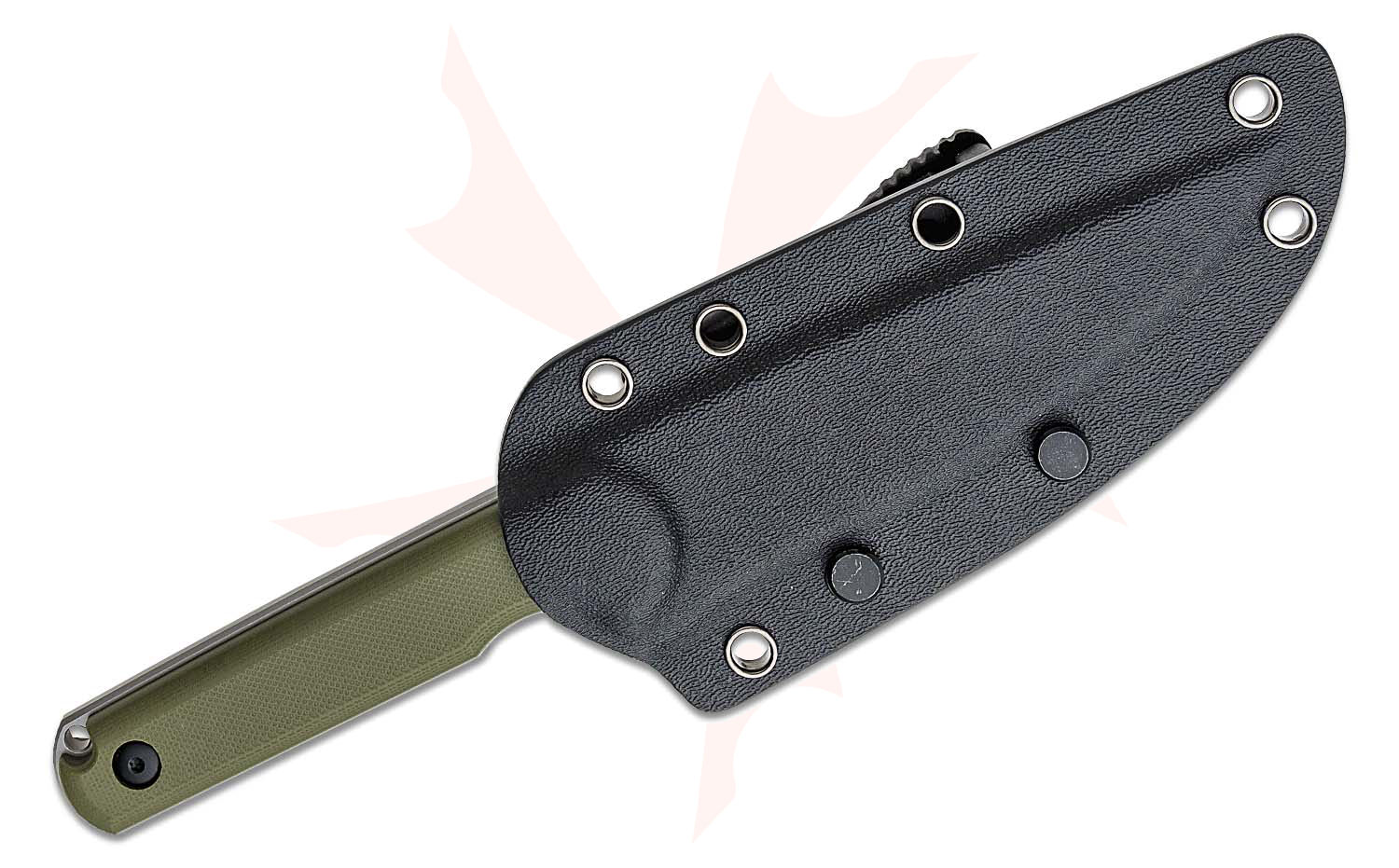 Ferrum Forge Lackey XL Fixed Blade Knife 4.5" D2 Stonewashed Drop Point ...