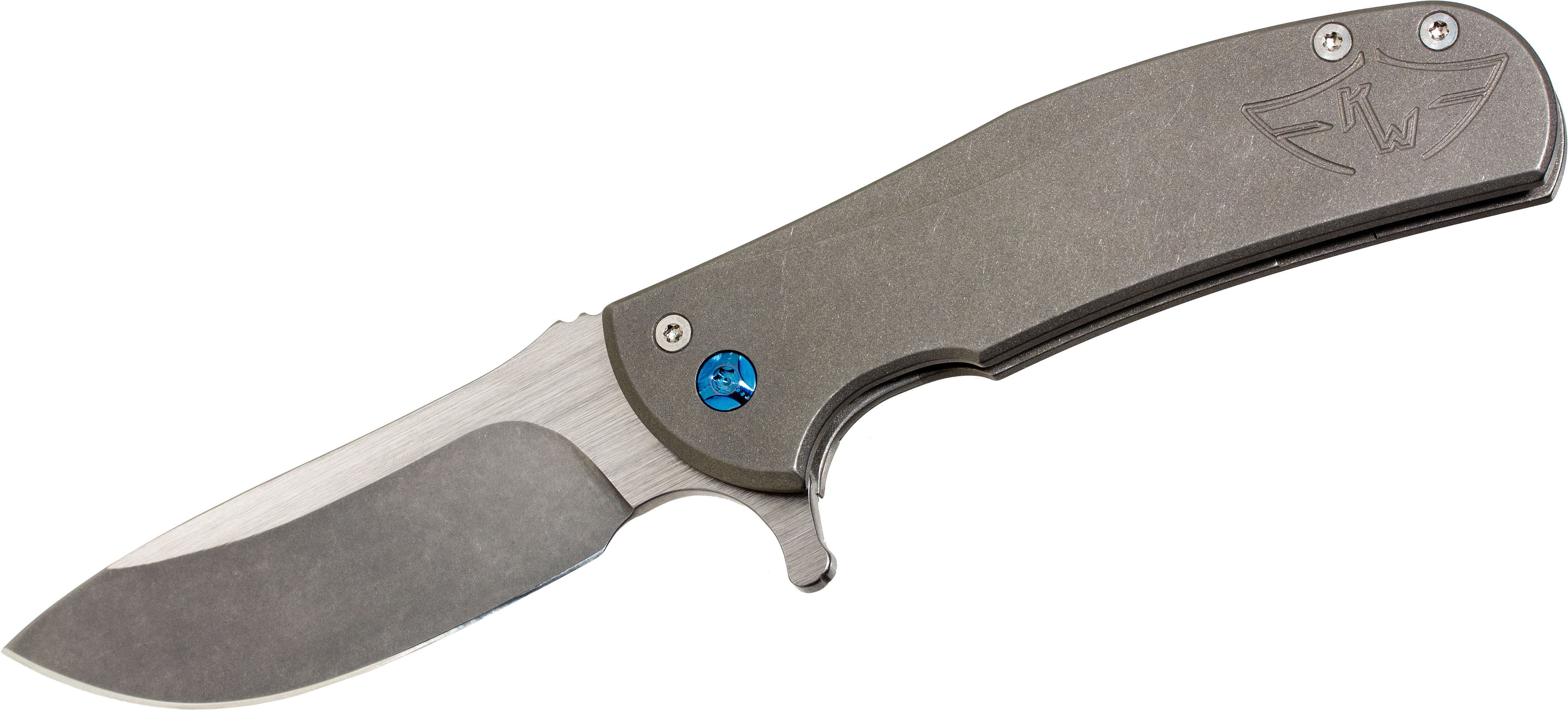 Ferrum Forge Ferox Flipper 3.5" Stonewashed CPM-4V Tool Steel Blade ...