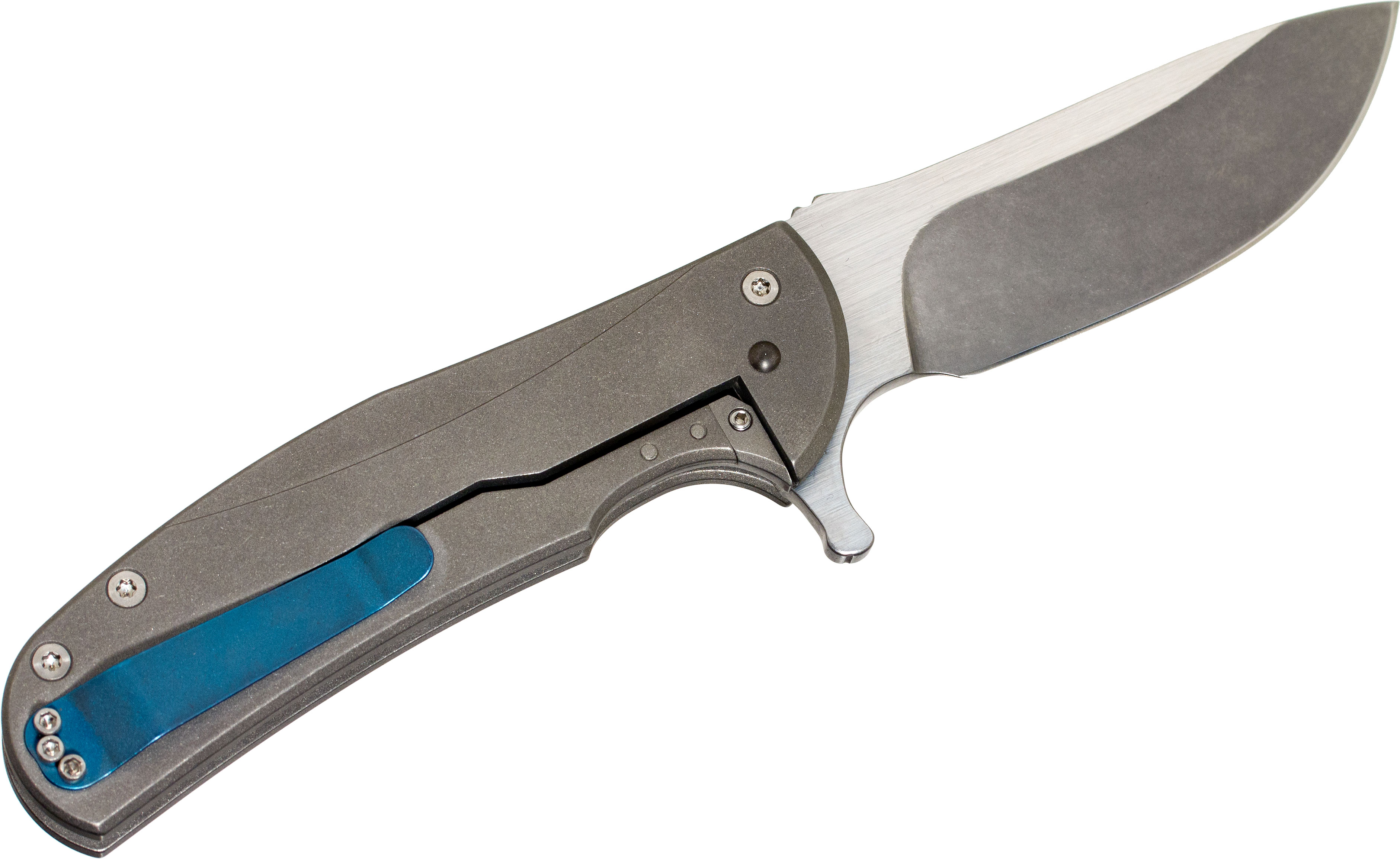 Ferrum Forge Ferox Flipper 3.5" Stonewashed CPM-4V Tool Steel Blade ...