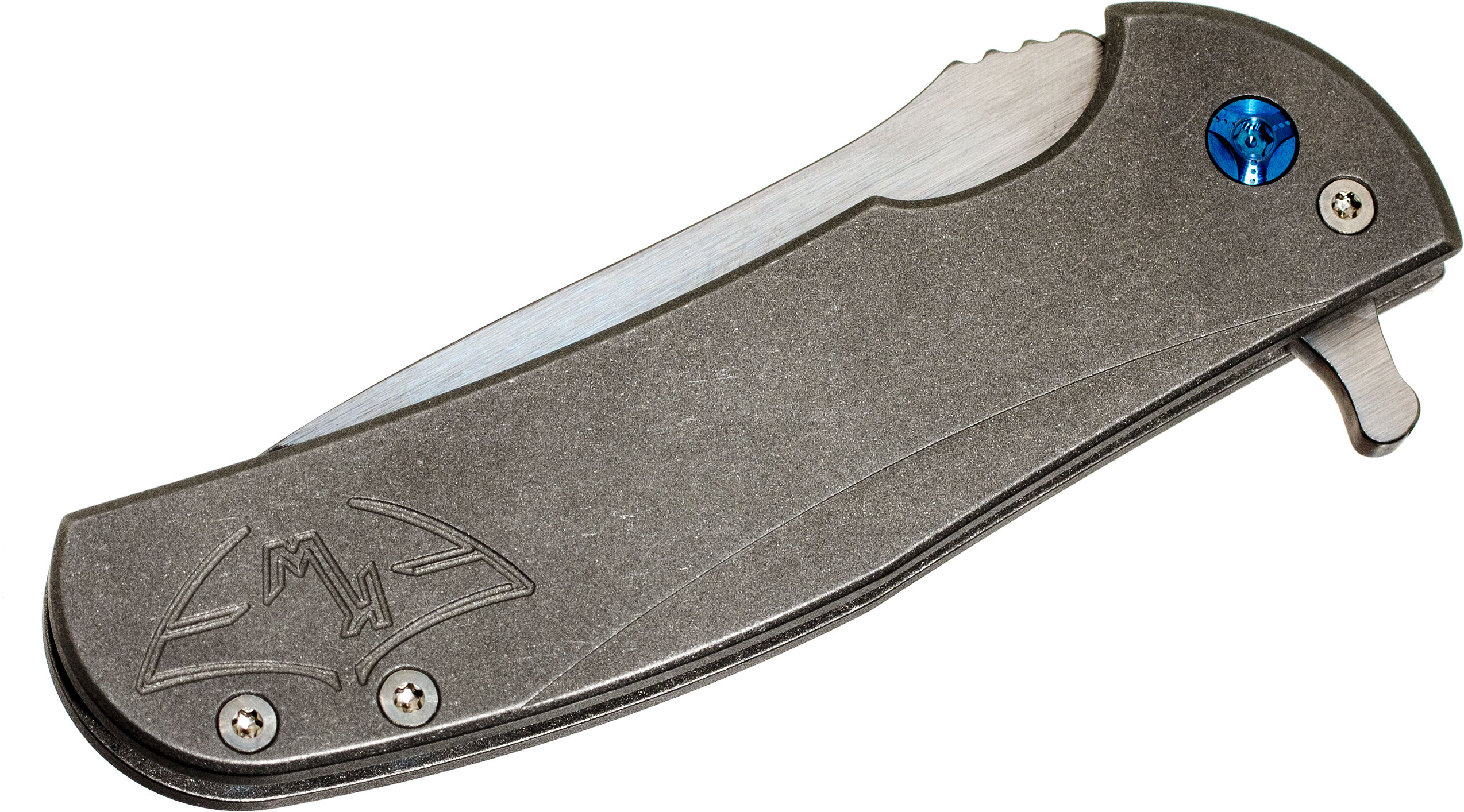 Ferrum Forge Ferox Flipper 3.5" Stonewashed CPM-4V Tool Steel Blade ...