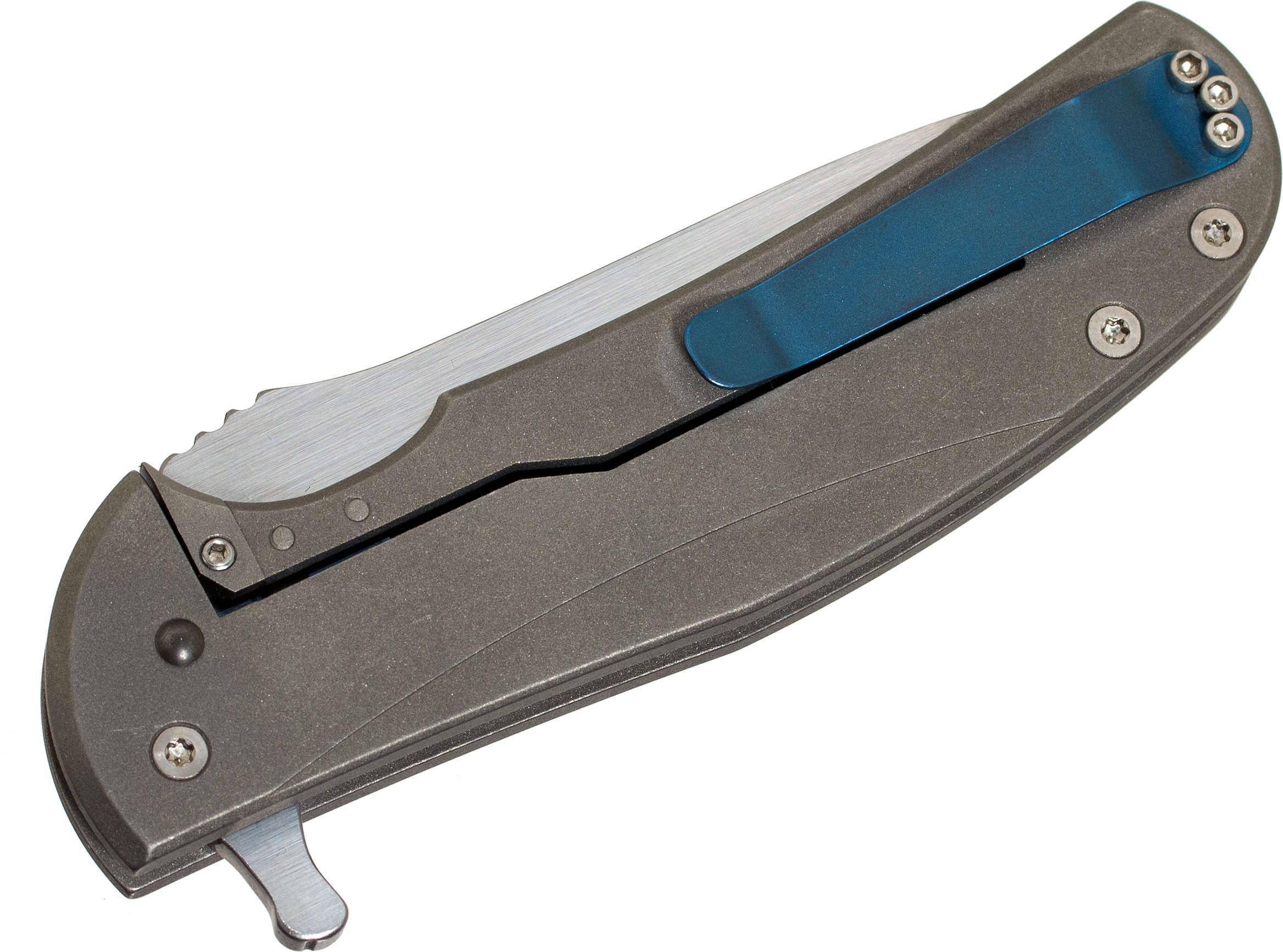 Ferrum Forge Ferox Flipper 3.5" Stonewashed CPM-4V Tool Steel Blade ...