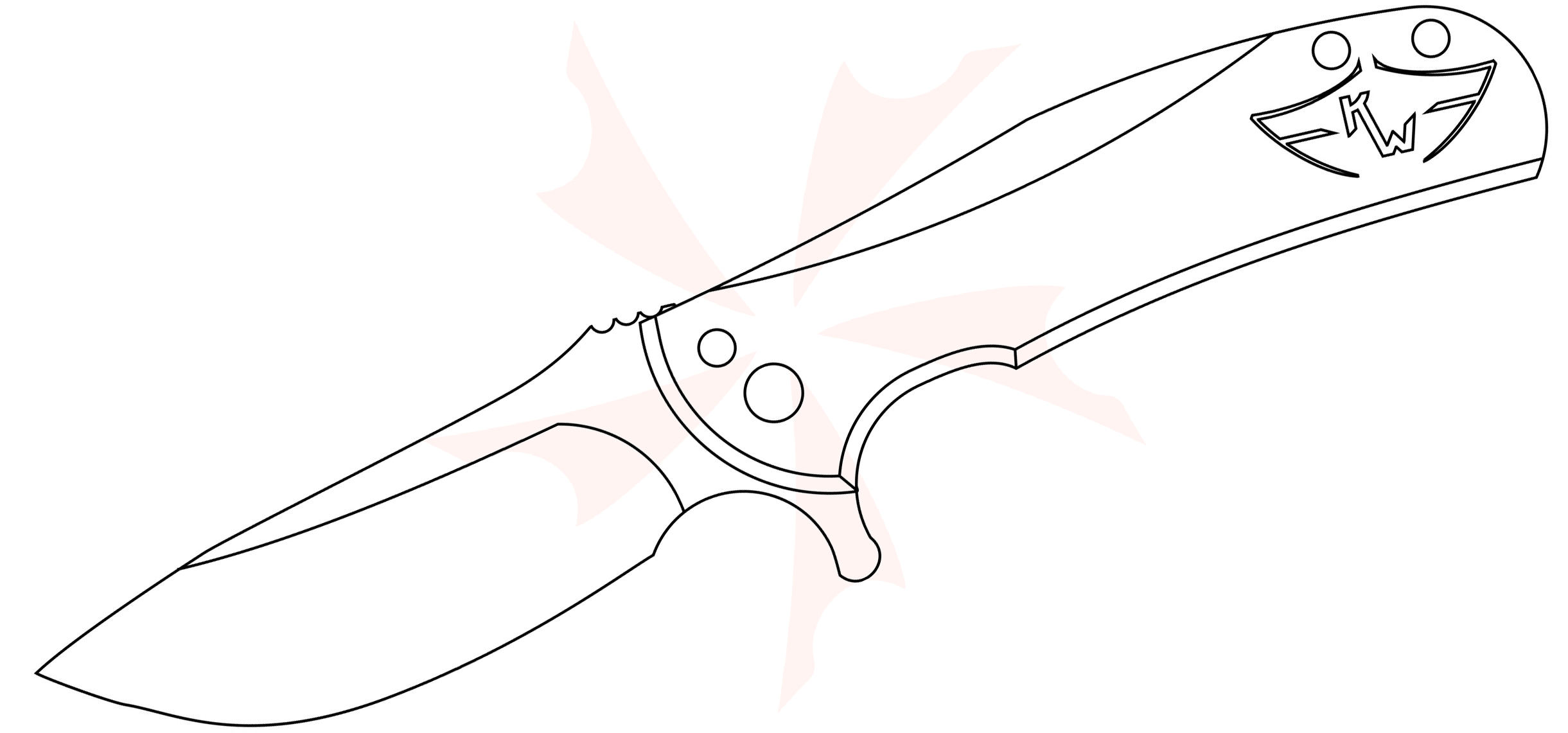 Ferrum Forge Ferox Flipper 3.5" Stonewashed CPM-4V Tool Steel Blade ...