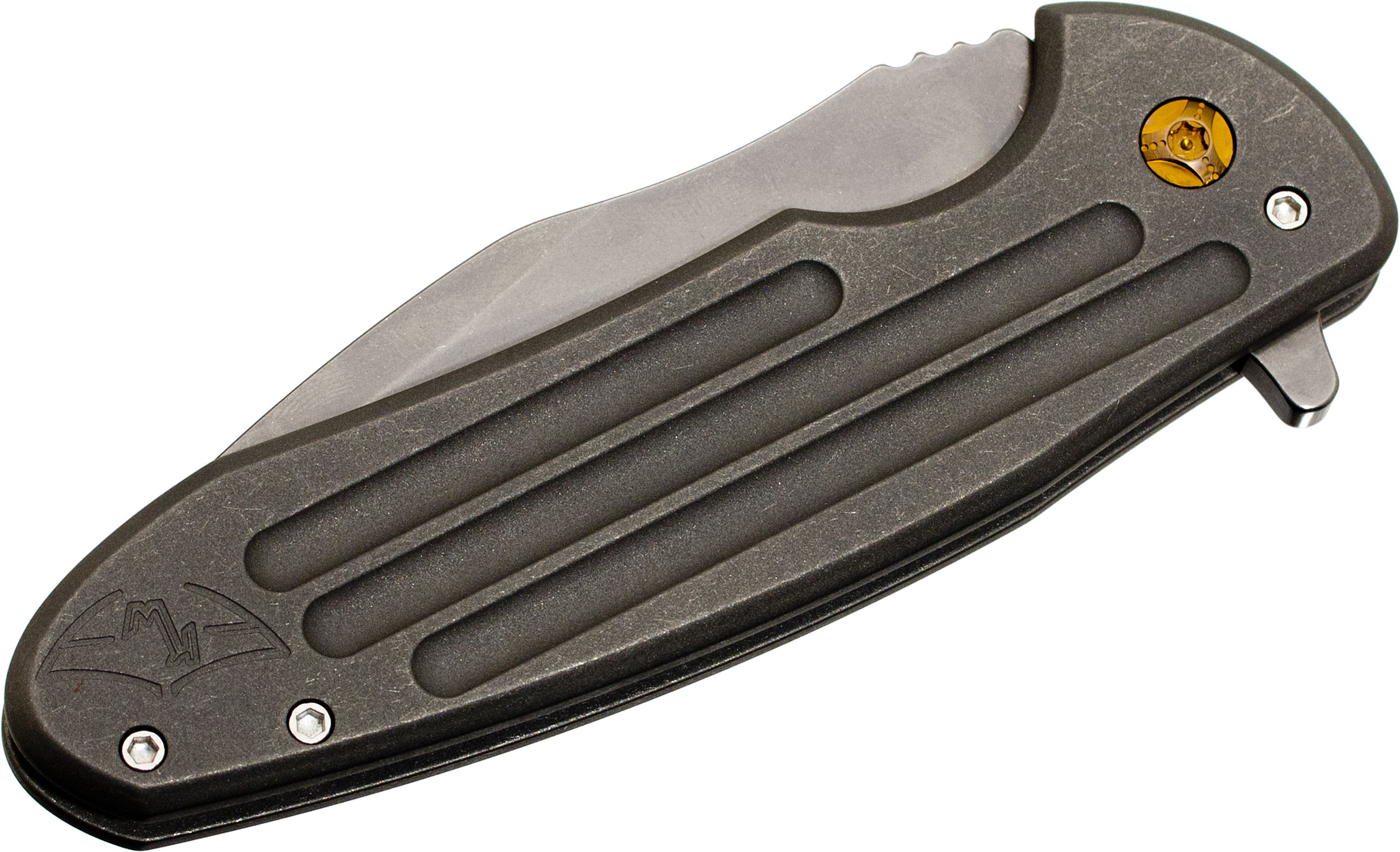 Ferrum Forge Fortis Model A Flipper 3.75" 20CV Stainless Steel Blade ...