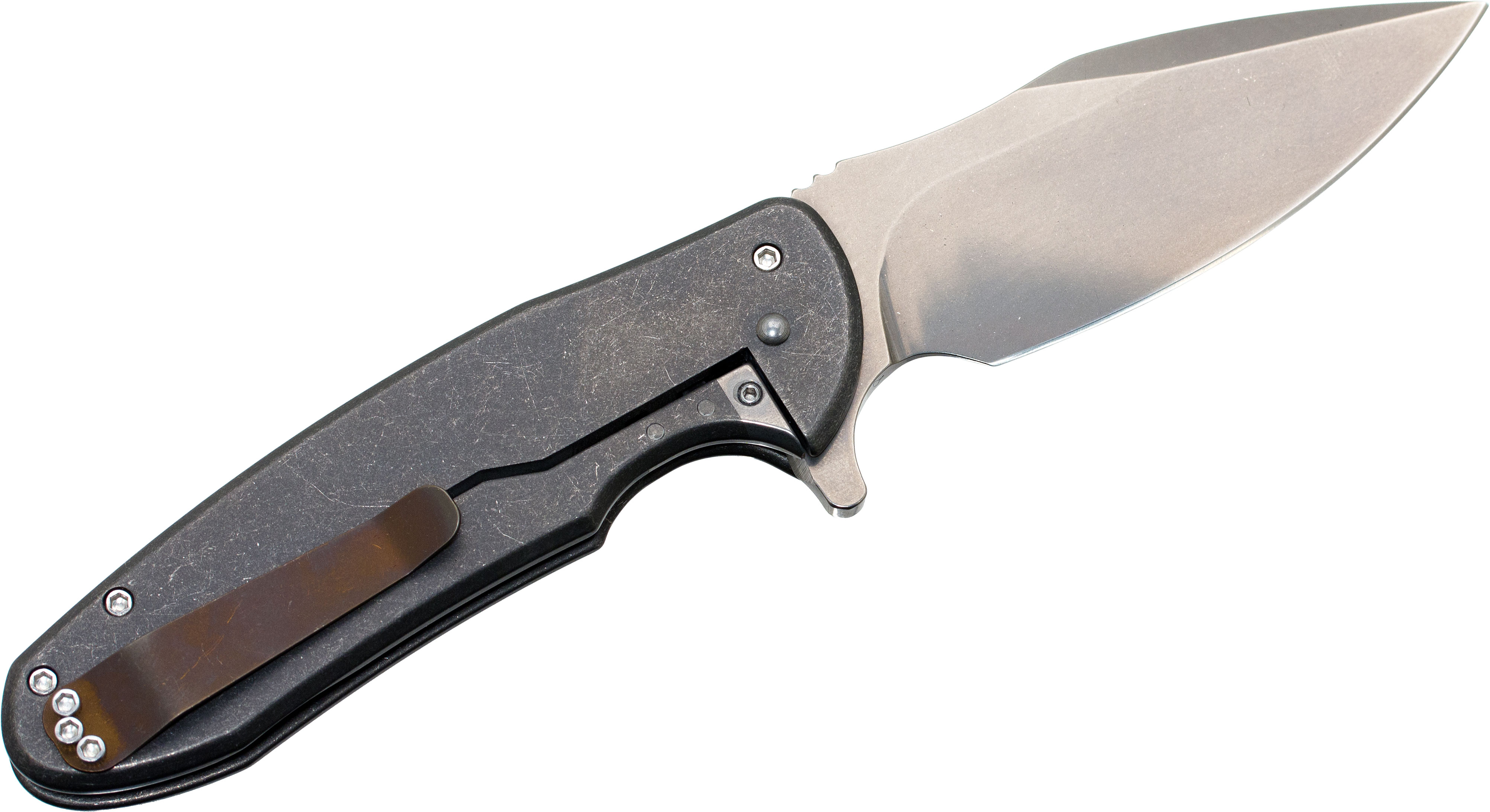Ferrum Forge Fortis Model B Flipper 3.75" 20CV Stainless Steel Blade ...
