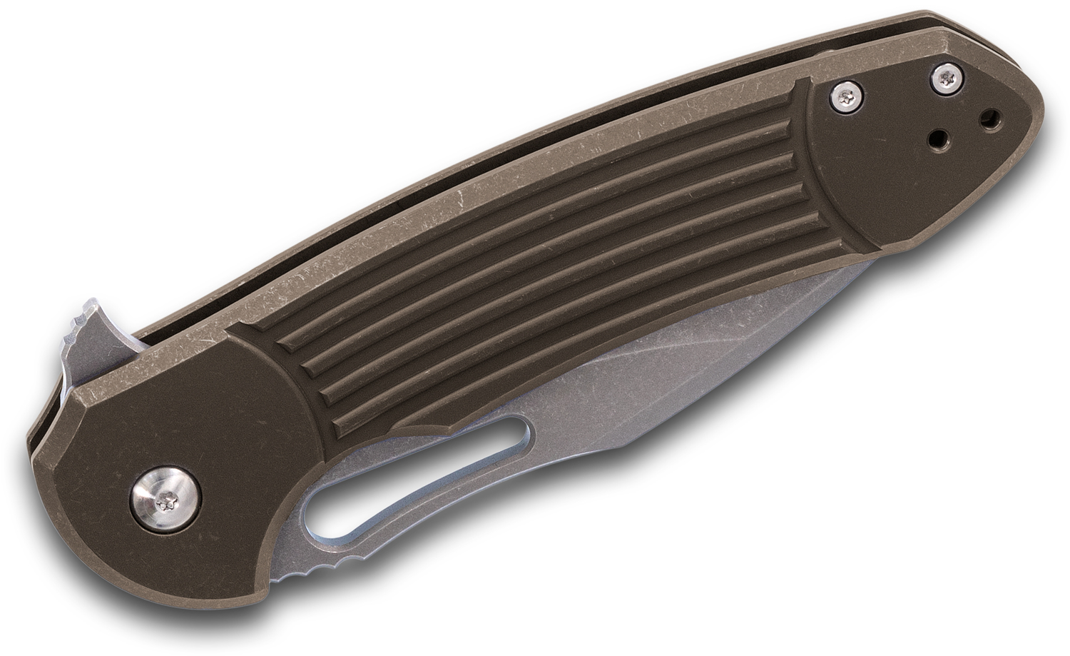 Ferrum Forge Pro Series Fortis 2.0 Flipper Knife 3.5" S35VN Drop Point ...