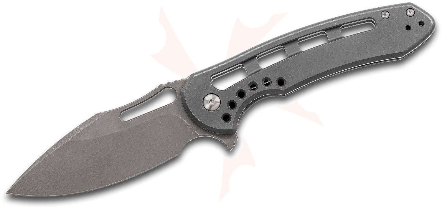 Ferrum Forge Pro Series Fortis 2.0 Flipper Knife 3.5" S35VN Drop Point ...