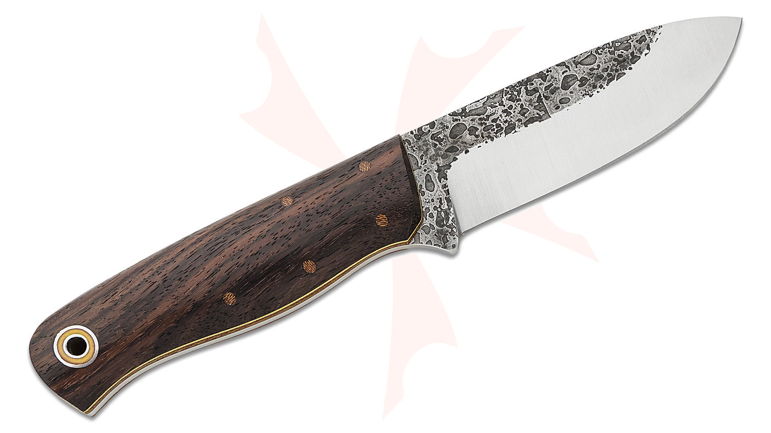 Fiddleback Forge Custom Bush Hermit 3.9" Nitro-V Full Tang Fixed Blade ...